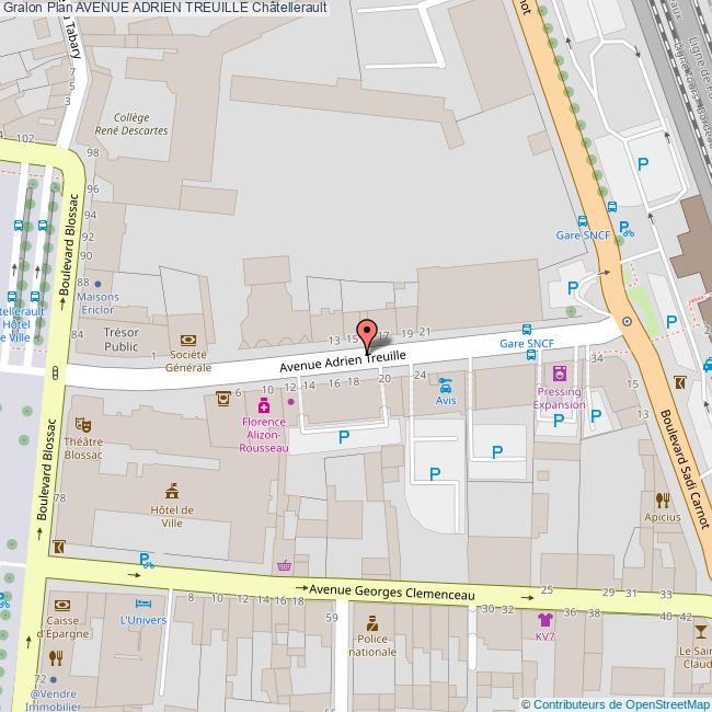 Avenue ADRIEN TREUILLE Châtellerault