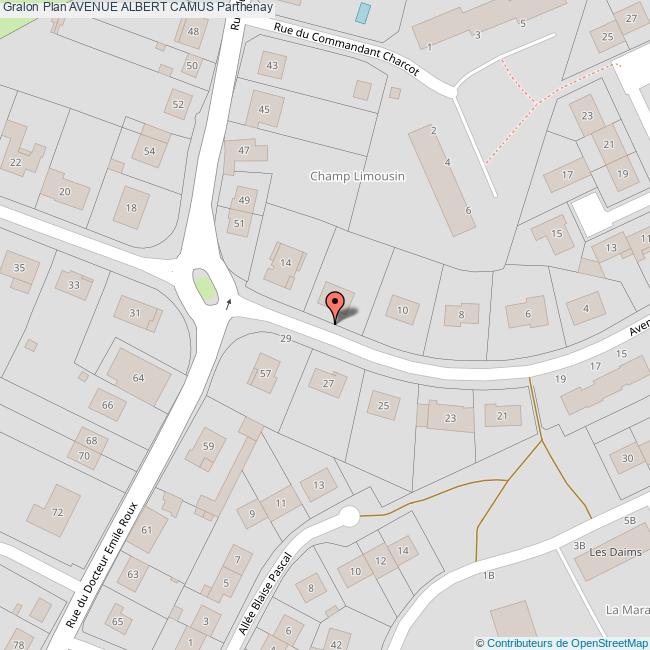 Avenue ALBERT CAMUS Parthenay