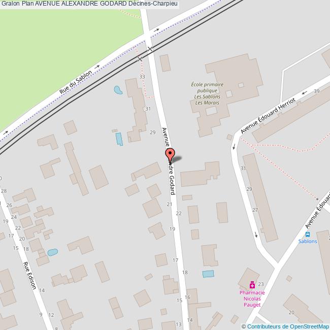 Avenue ALEXANDRE GODARD Décines-Charpieu