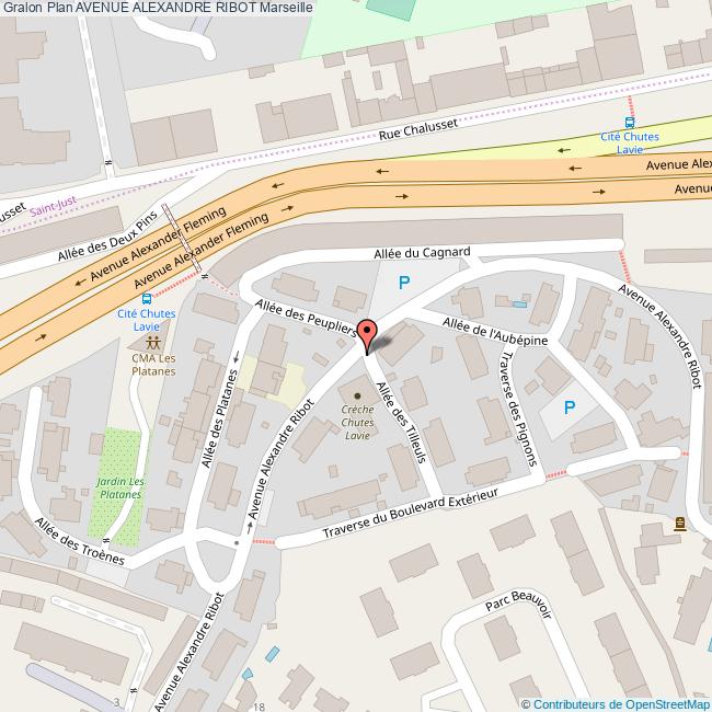 Avenue ALEXANDRE RIBOT Marseille