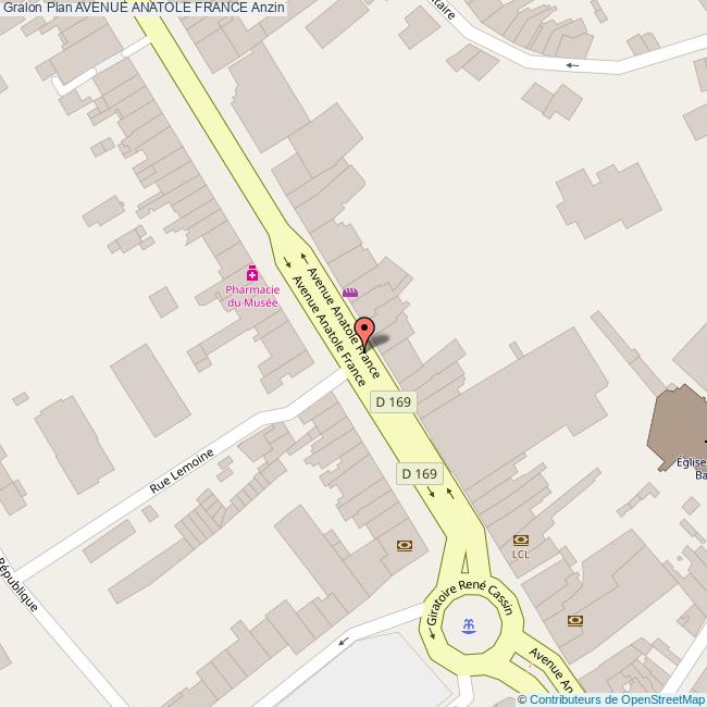Avenue ANATOLE FRANCE Anzin