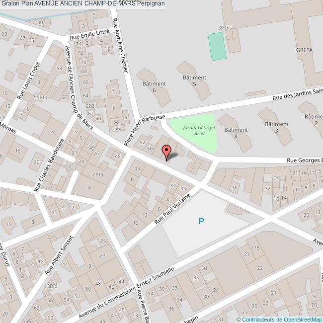 Avenue ANCIEN CHAMP-DE-MARS Perpignan