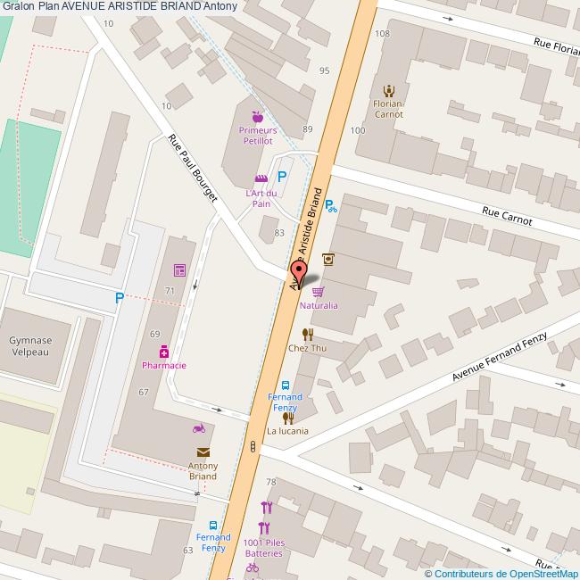 Avenue ARISTIDE BRIAND Antony