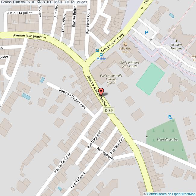 Avenue ARISTIDE MAILLOL Toulouges