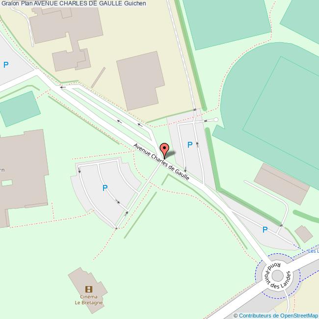 Avenue CHARLES DE GAULLE Guichen