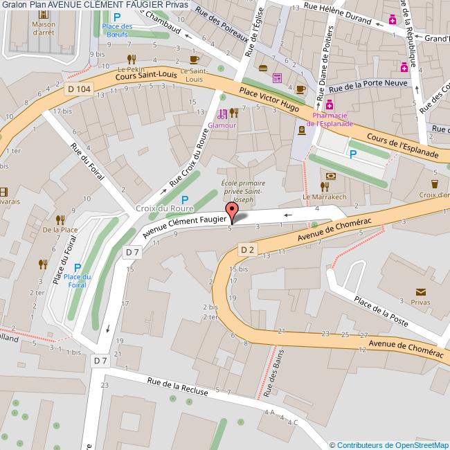 Avenue CLÉMENT FAUGIER Privas