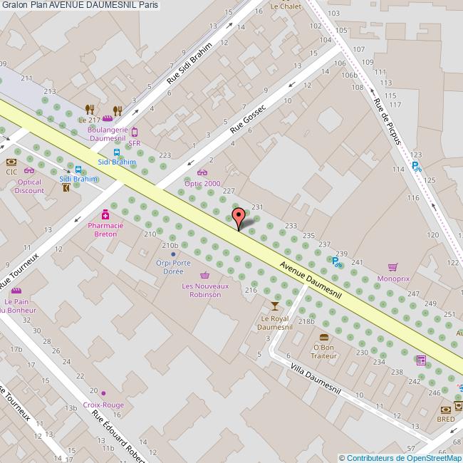 Avenue DAUMESNIL Paris