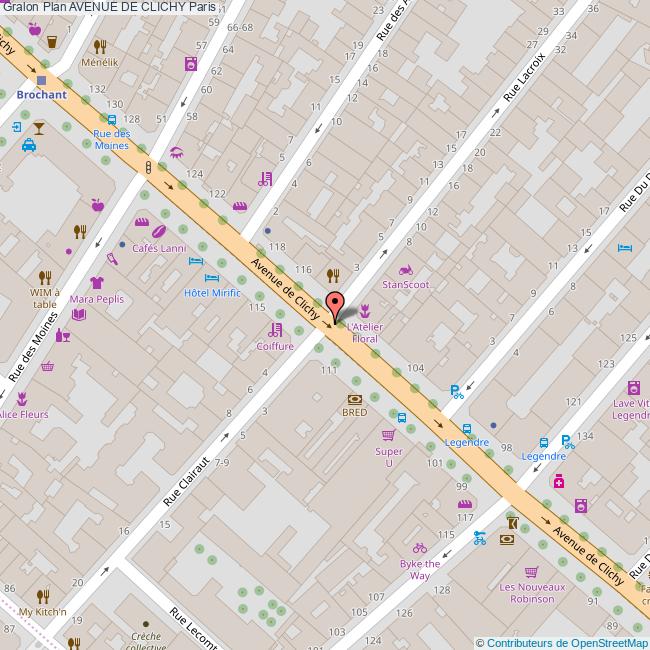 Avenue de CLICHY Paris