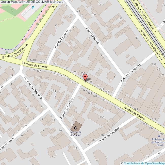Avenue de COLMAR Mulhouse