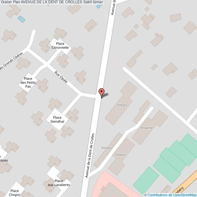 Avenue de la DENT DE CROLLES Saint-Ismier