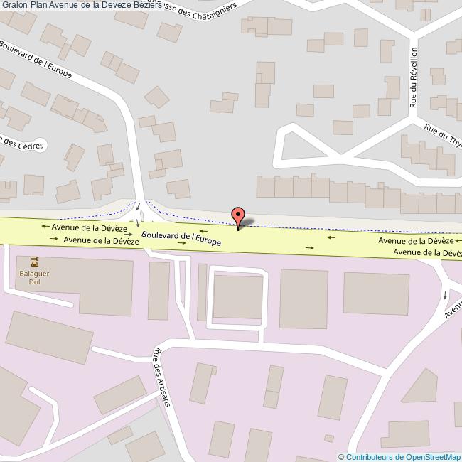 Avenue de la Deveze Béziers