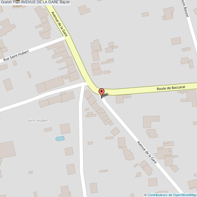 Avenue de la GARE Bayon