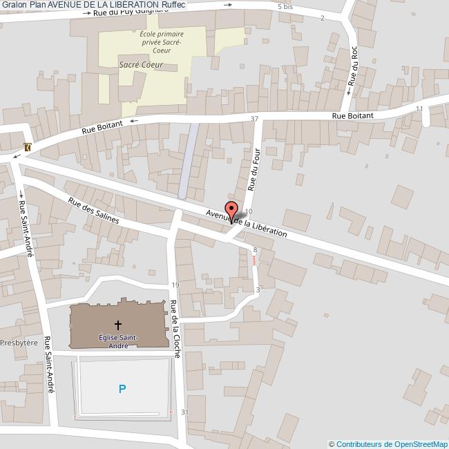 Avenue de la LIBÉRATION Ruffec