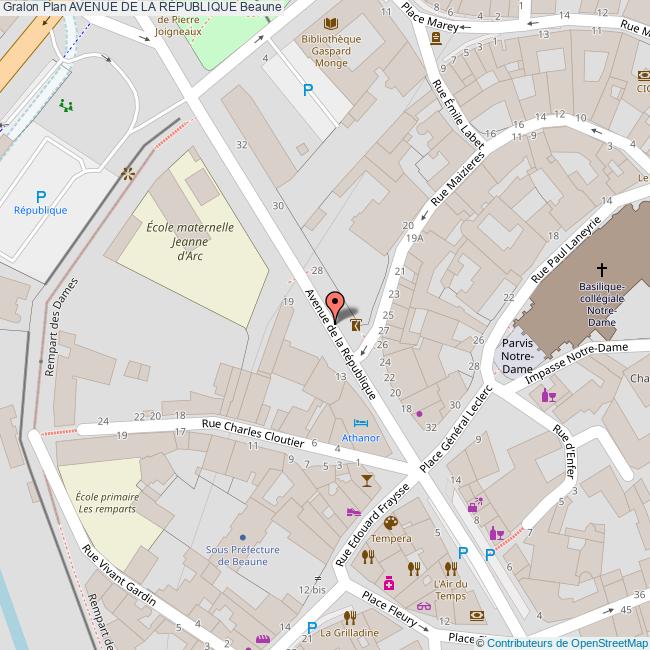 Avenue de la RÉPUBLIQUE Beaune