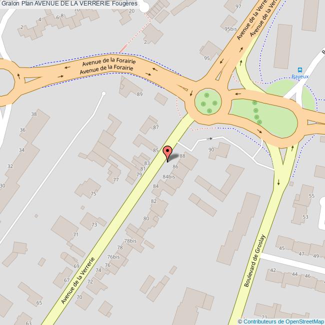 Avenue de la VERRERIE Fougères
