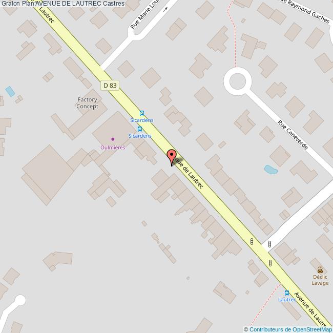 Avenue de LAUTREC Castres
