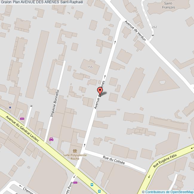 Avenue des ARÈNES Saint-Raphaël