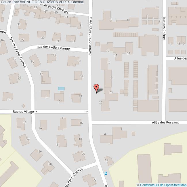 Avenue des CHAMPS VERTS Obernai