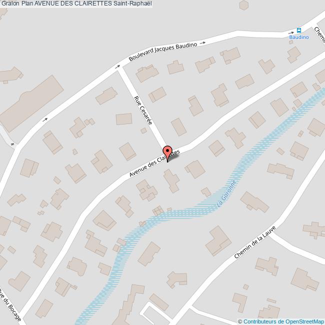 Avenue des CLAIRETTES Saint-Raphaël