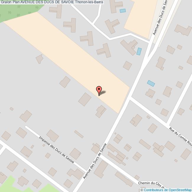 Avenue des DUCS DE SAVOIE Thonon-les-Bains