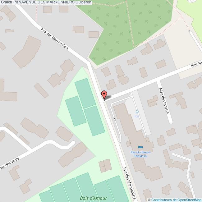 Avenue des MARRONNIERS Quiberon