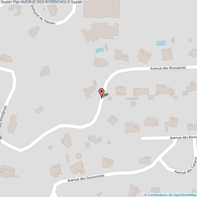 Avenue des ROSSIGNOLS Gassin