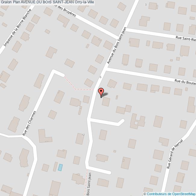 Avenue du BOIS SAINT-JEAN Orry-la-Ville