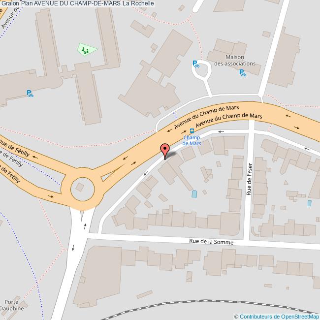 Avenue du CHAMP-DE-MARS La Rochelle