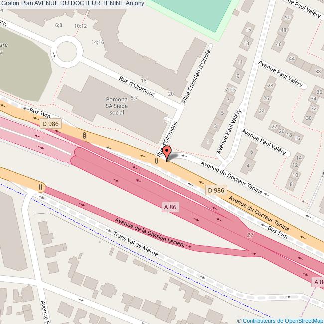 Avenue du DOCTEUR TÉNINE Antony