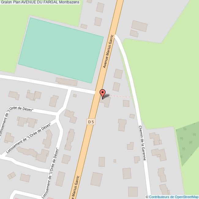 Avenue du FARGAL Montbazens