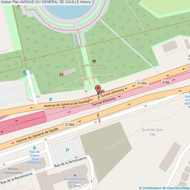Avenue du GÉNÉRAL DE GAULLE Antony