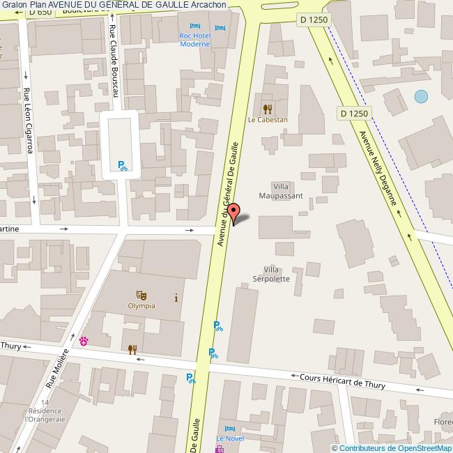 Avenue du GÉNÉRAL DE GAULLE Arcachon