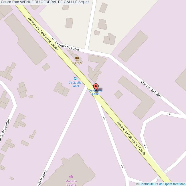 Avenue du GÉNÉRAL DE GAULLE Arques