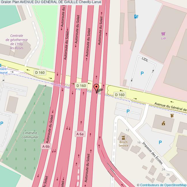 Avenue du GÉNÉRAL DE GAULLE Chevilly-Larue