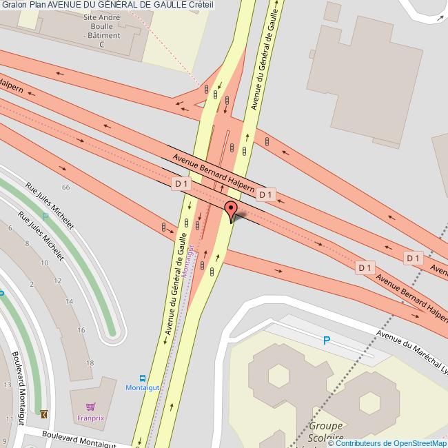 Avenue du GÉNÉRAL DE GAULLE Créteil