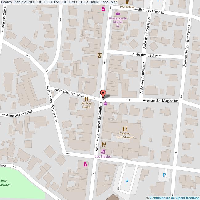 Avenue du GÉNÉRAL DE GAULLE La Baule-Escoublac
