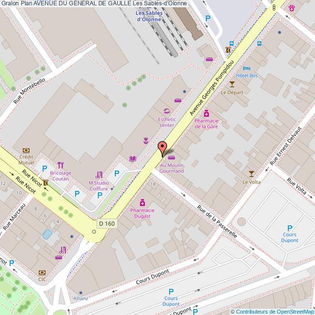 Avenue du GÉNÉRAL DE GAULLE Les Sables-d'Olonne