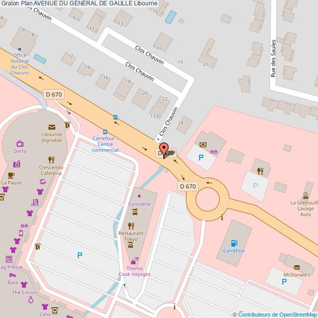 Avenue du GÉNÉRAL DE GAULLE Libourne