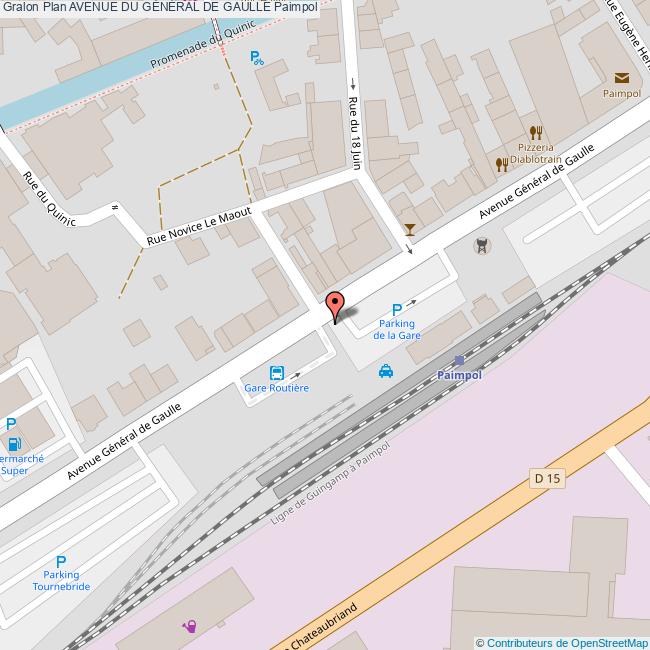 Avenue du GÉNÉRAL DE GAULLE Paimpol