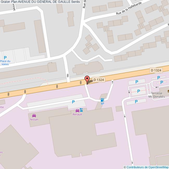 Avenue du GÉNÉRAL DE GAULLE Senlis