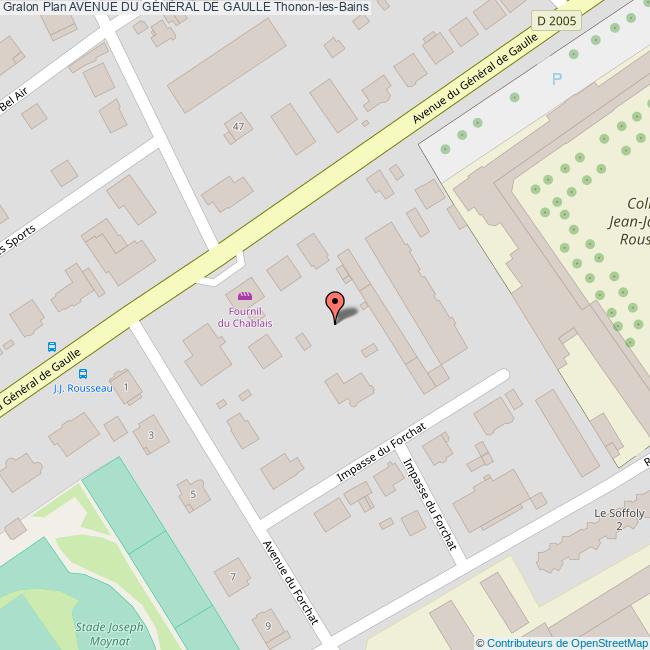Avenue du GÉNÉRAL DE GAULLE Thonon-les-Bains