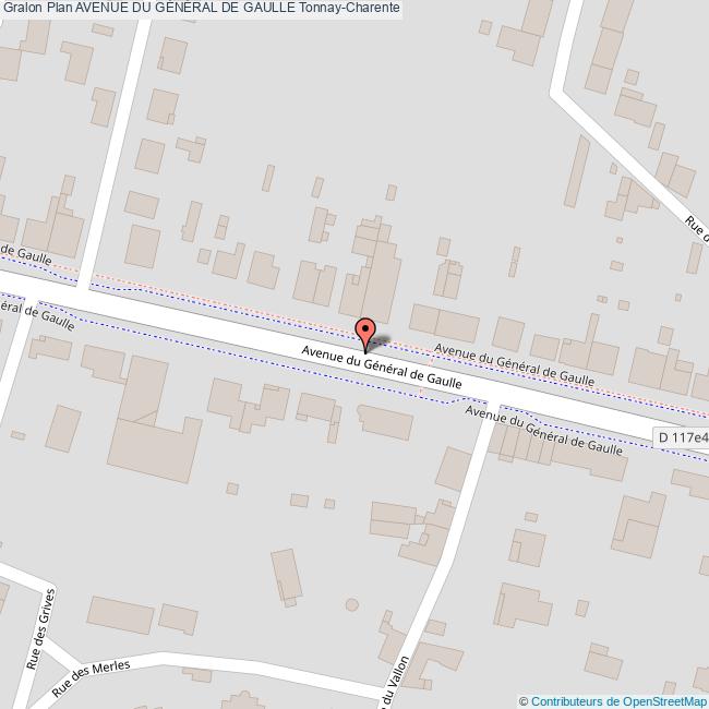 Avenue du GÉNÉRAL DE GAULLE Tonnay-Charente