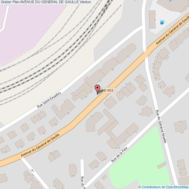 Avenue du GÉNÉRAL DE GAULLE Verdun