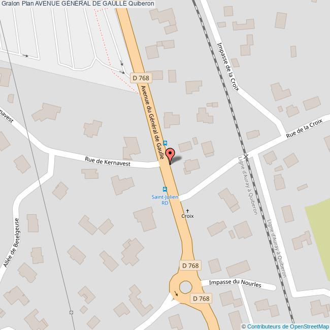 Avenue GÉNÉRAL DE GAULLE Quiberon