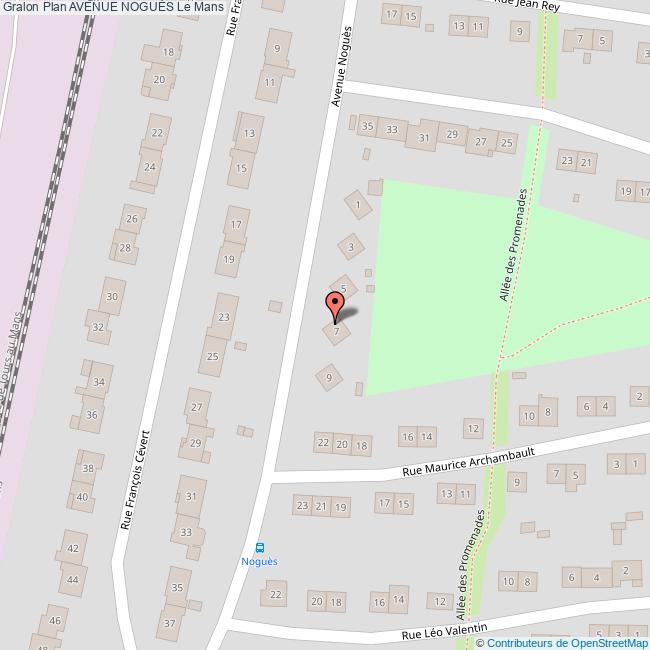 Avenue NOGUÈS Le Mans