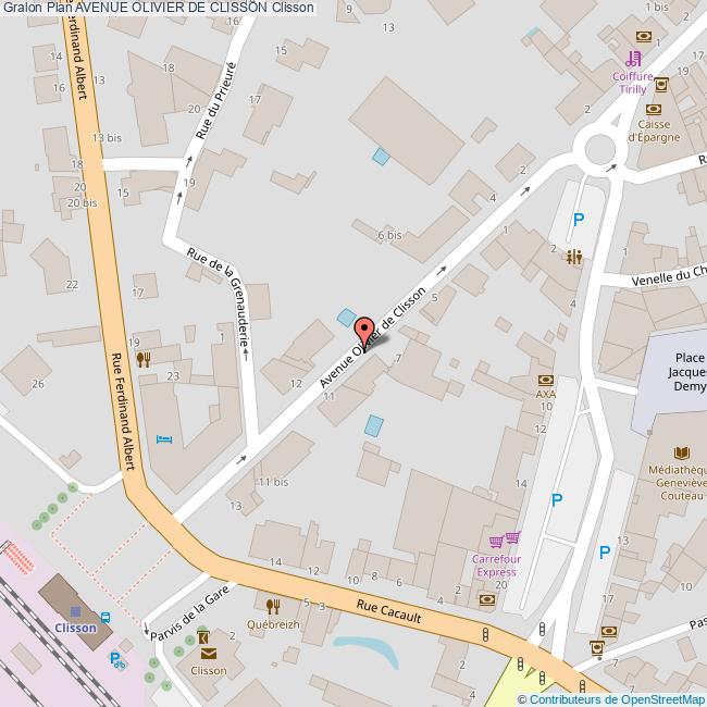 Avenue OLIVIER DE CLISSON Clisson