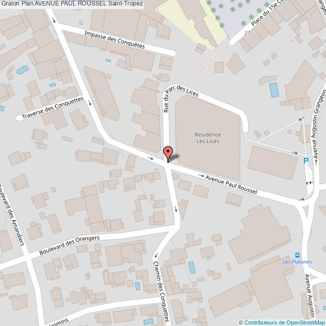 Avenue PAUL ROUSSEL Saint-Tropez