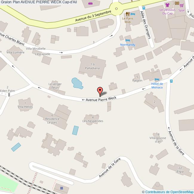 Avenue PIERRE WECK Cap-d'Ail