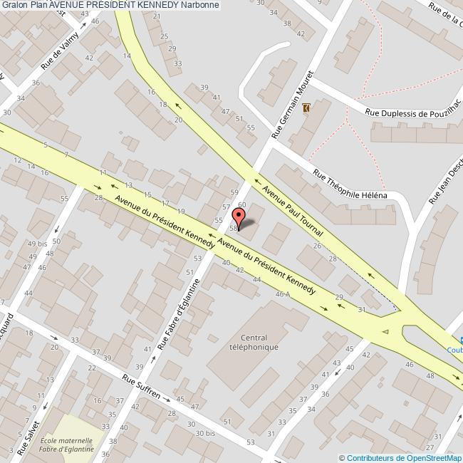 Avenue PRÉSIDENT KENNEDY Narbonne