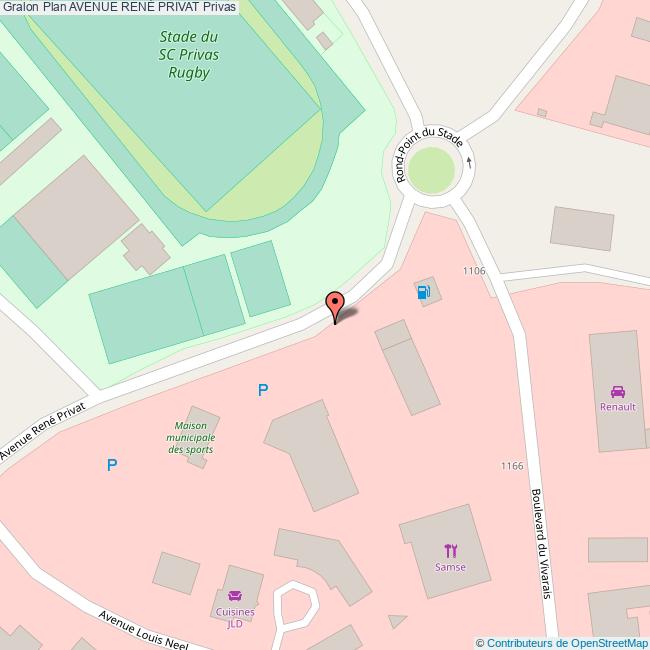 Avenue RENÉ PRIVAT Privas